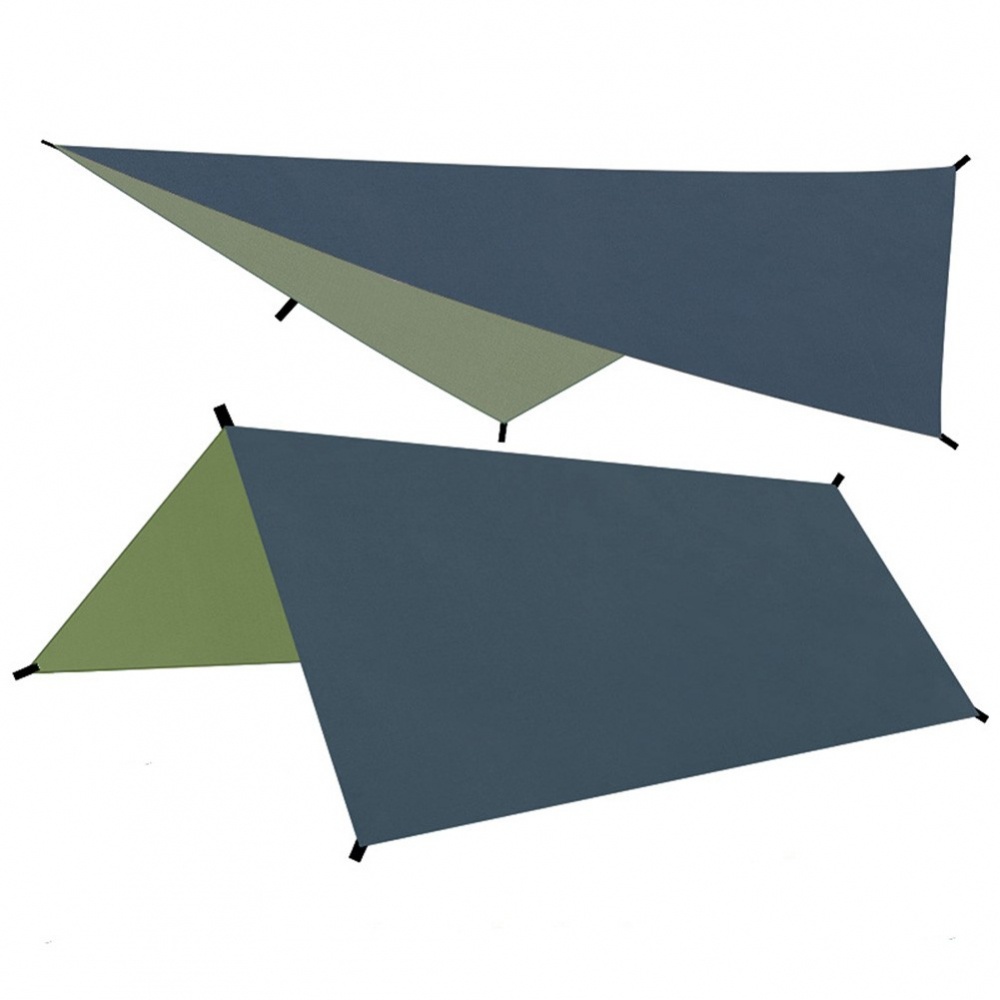 Waterproof Tent Tarp Rain Sun Shade Ham-mock Shelter Camping Picnic ...