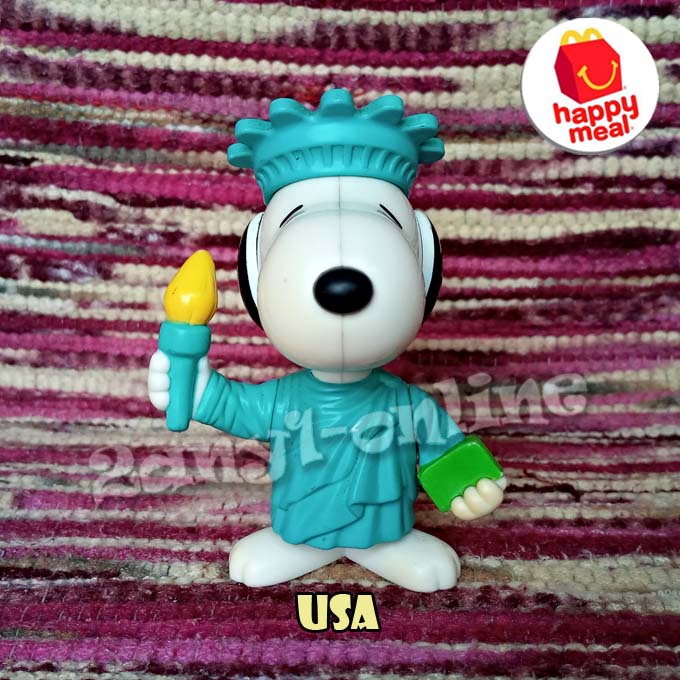 Mcdo Happy Meal Toy Snoopy World Tour - ARGENTINA | Shopee Singapore