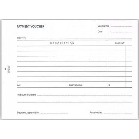 White Payment Voucher Pad of 100 | Shopee Singapore