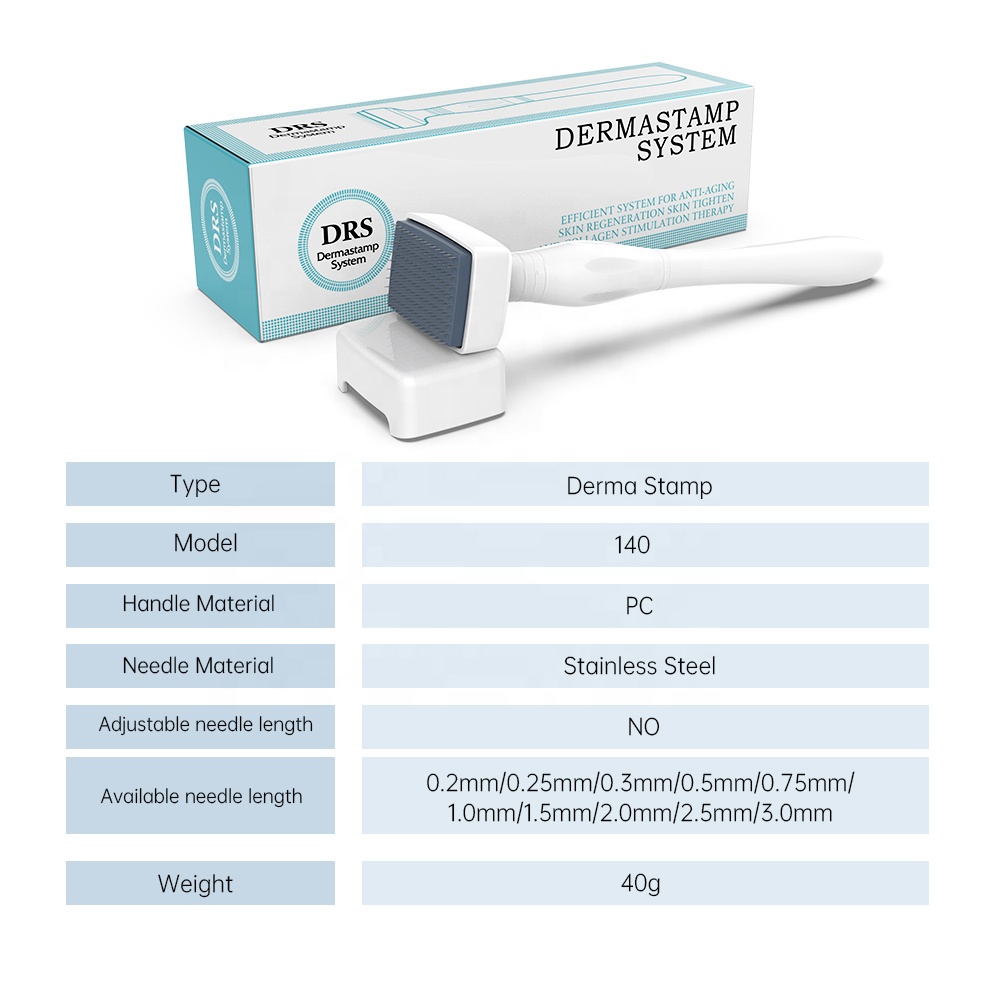 Microneedle Derma Roller Stamp DRS 140 Skin Care Therapy Anti Aging ...