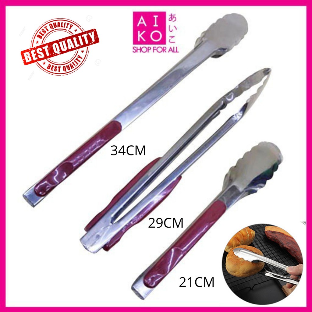 (AIKO) FOOD CLIP PENYEPIT MAKANAN (21CM/29CM/34CM) | Shopee Singapore