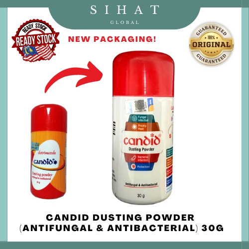 Candid Dusting Powder Anti-Fungal & AntiBacterial 30g EXP11/24 (New ...