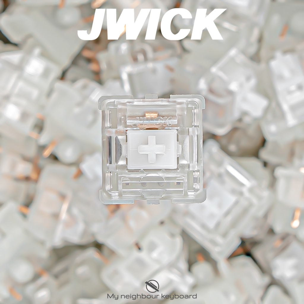 Jwick White Linear Switch 5-Pin PCB Mechanical Keyboard | Shopee Singapore