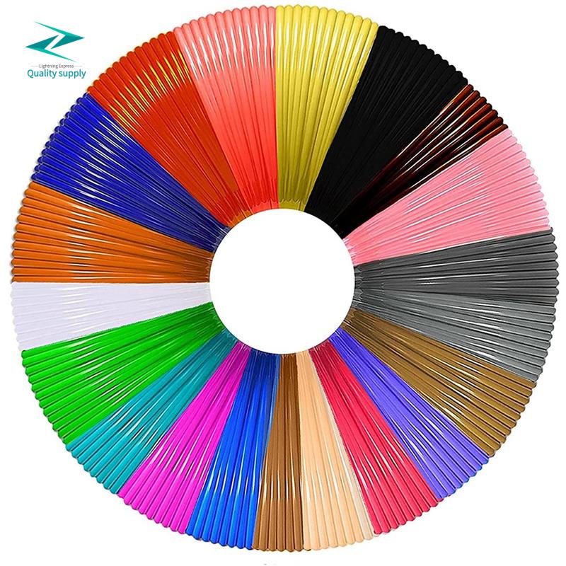 3D Pen Filament PLA Refills 20 Colors, 16 Ft Per Color Total 320 Ft 1 ...