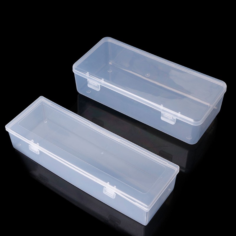 Rectangular Plastic Clear Storage Box Jewelry Container Case Bead | Shopee Singapore