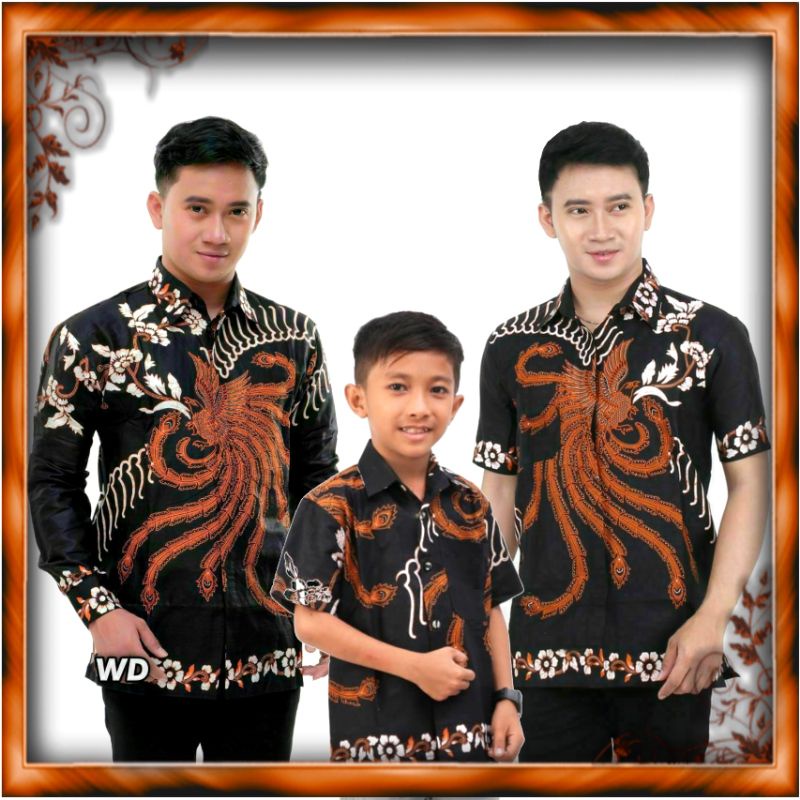 Ahy MOTIF Father Son COUPLE Clothes, Family BATIK, Family BATIK Uniform ...