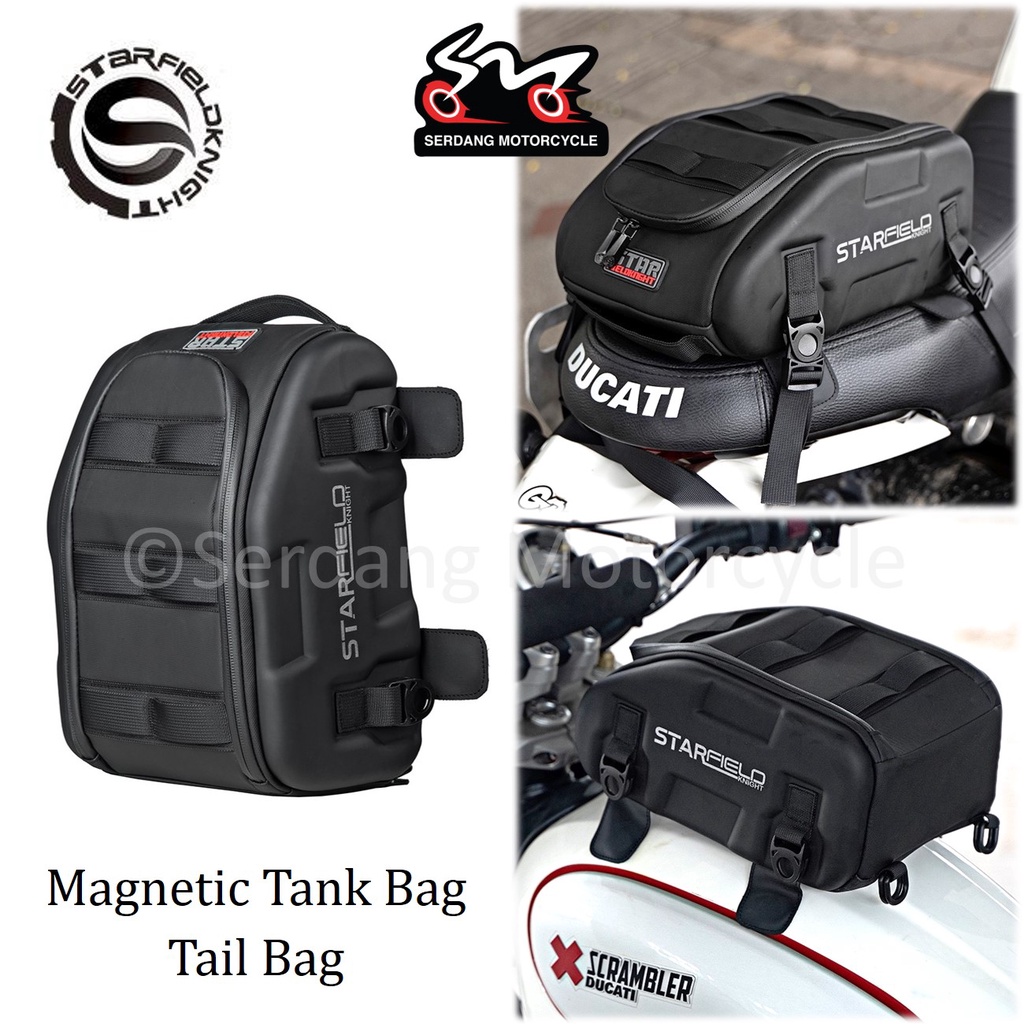Star Field Knight SKB376 Tank Bag Tail Riding Motorcycle Rear Seat Beg ...