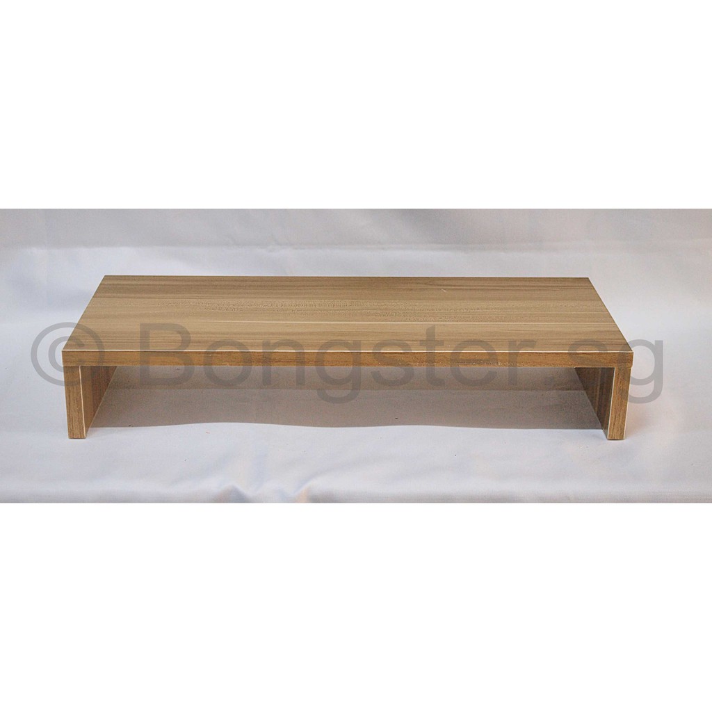 Sturdy 1 single Level Wooden LCD/LED monitor Ergonomic Stand Riser ...