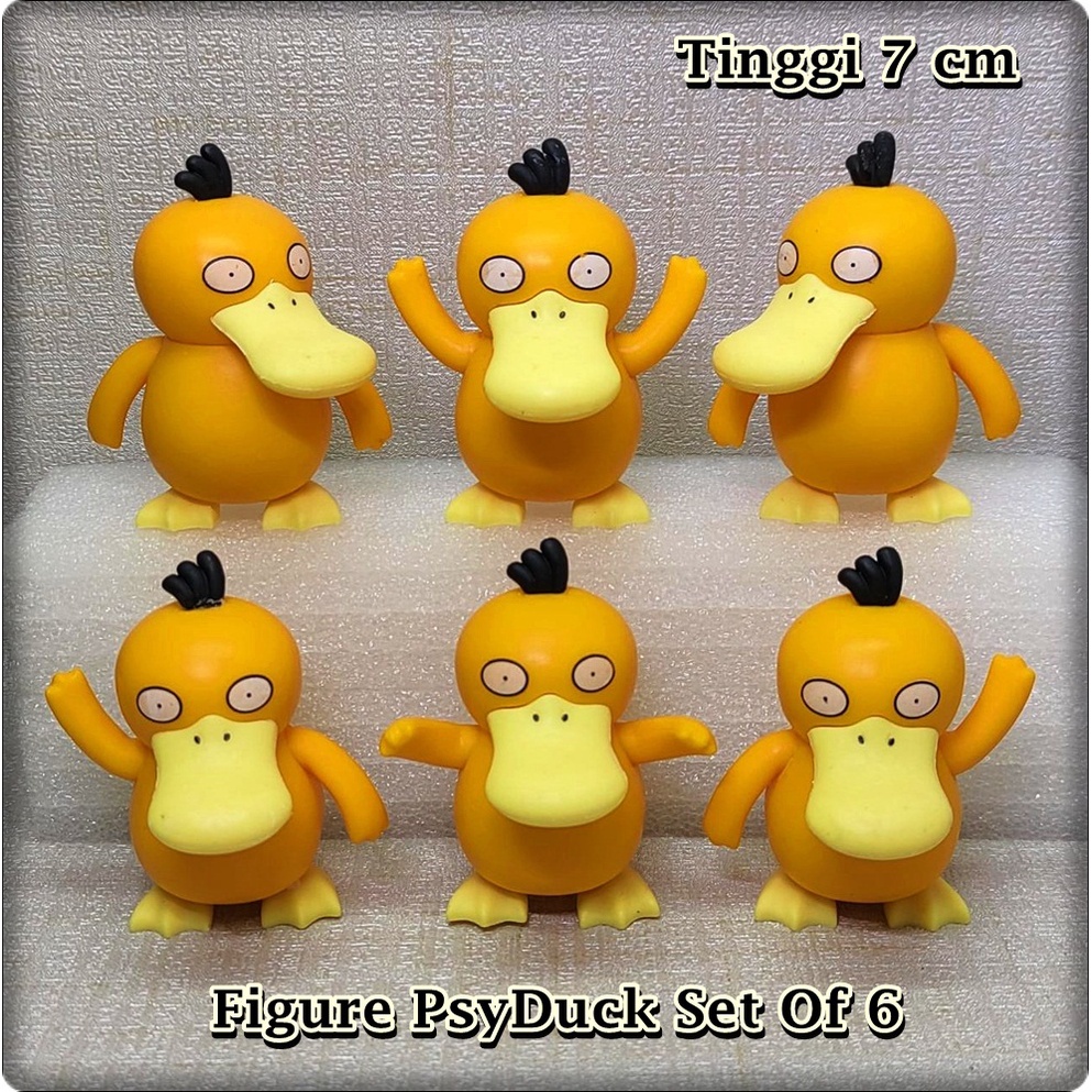 Psyduck Pokemon Figure Set Gets 6 For Cake Topper Decoration | Shopee ...