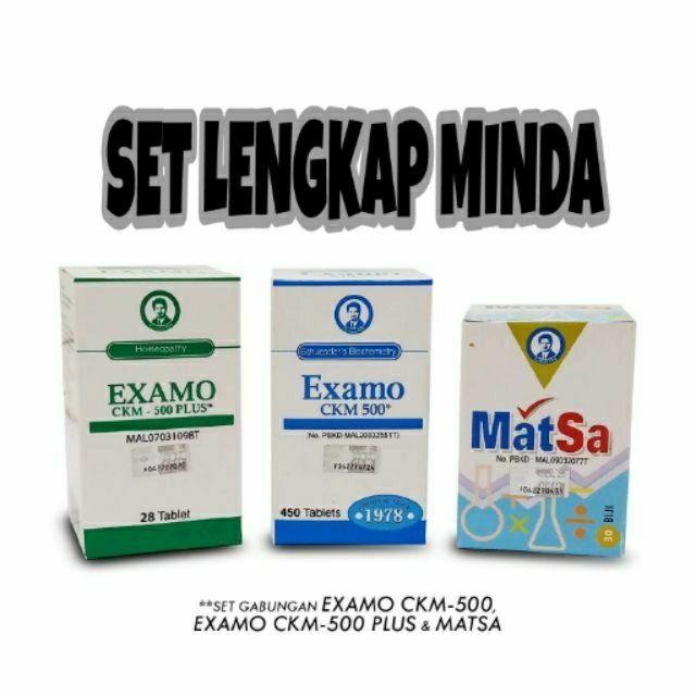 Examo CKM 500 Mix Vitamin Minda Kanak2 Brain Booster Supplement Pelajar ...