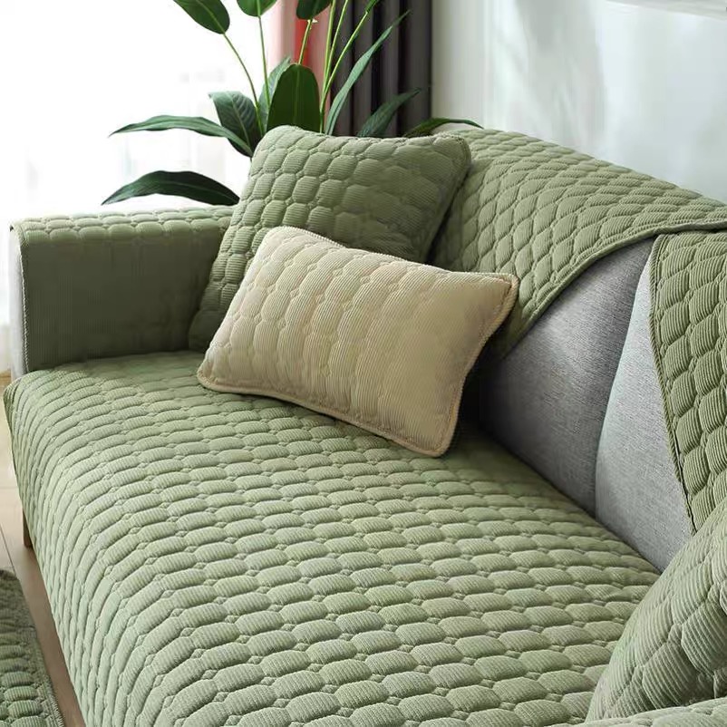 Skin-friendly Plush Sofa Cover Cushion Thick Sofa Cover Sofa Mat ...