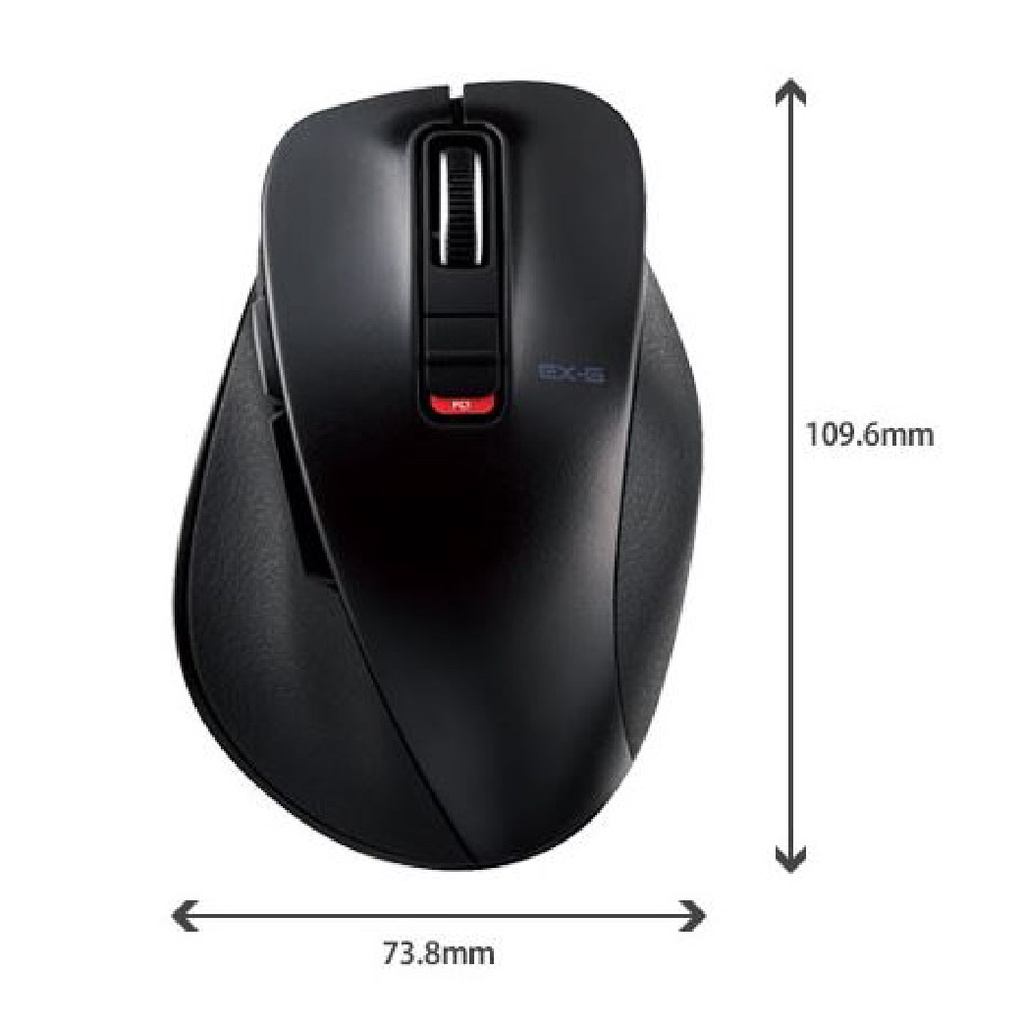 ELECOM EX-G Ergonomic Silent Mouse/ Bluetooth Connection Mouse ...