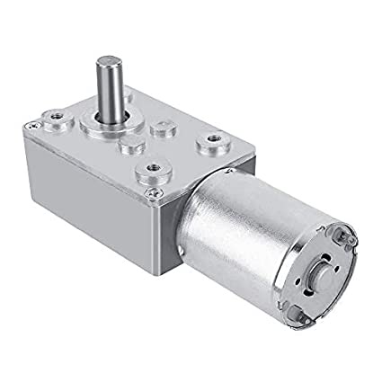 DC 12V Gear Motor Reversible High Torque Turbo Worm Gear Box Reduction ...