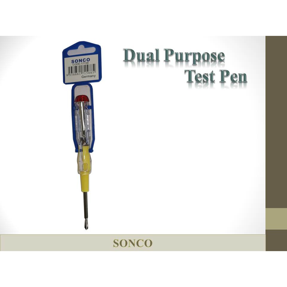 Sonco Dual Purpose Test Pen (17158) | Shopee Singapore