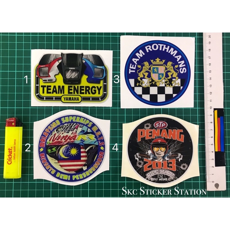 Sticker Konvoi Design Printing & laminate & Diecut konvoi team energy ...