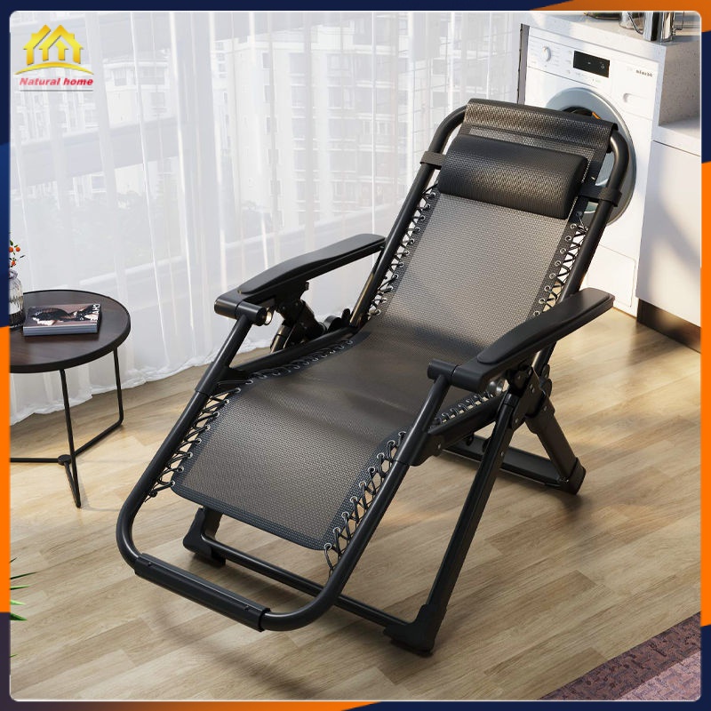 Reclining Chair Lunch Break Foldable Armchair - Reclining Portable ...