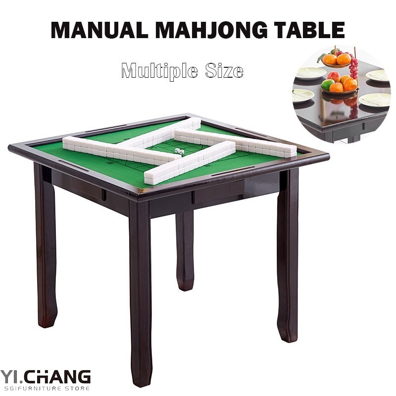 YICHANG High grade solid mahjong table dual purpose hand rub mahjong ...