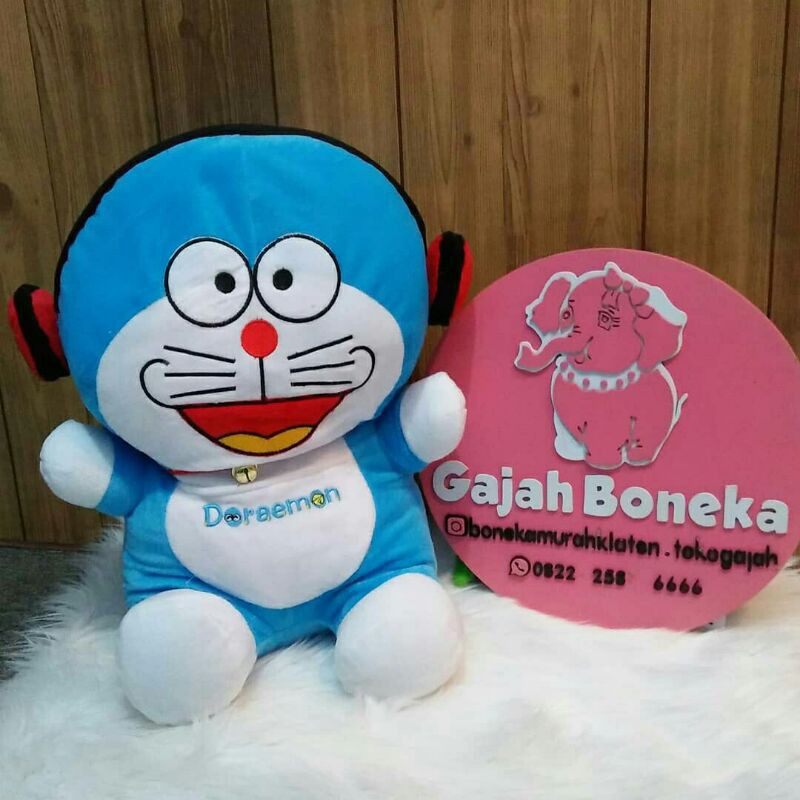 (Doll Elephant) Doraemon Wolkman Velboa Labeled SNI Dolls | Shopee ...