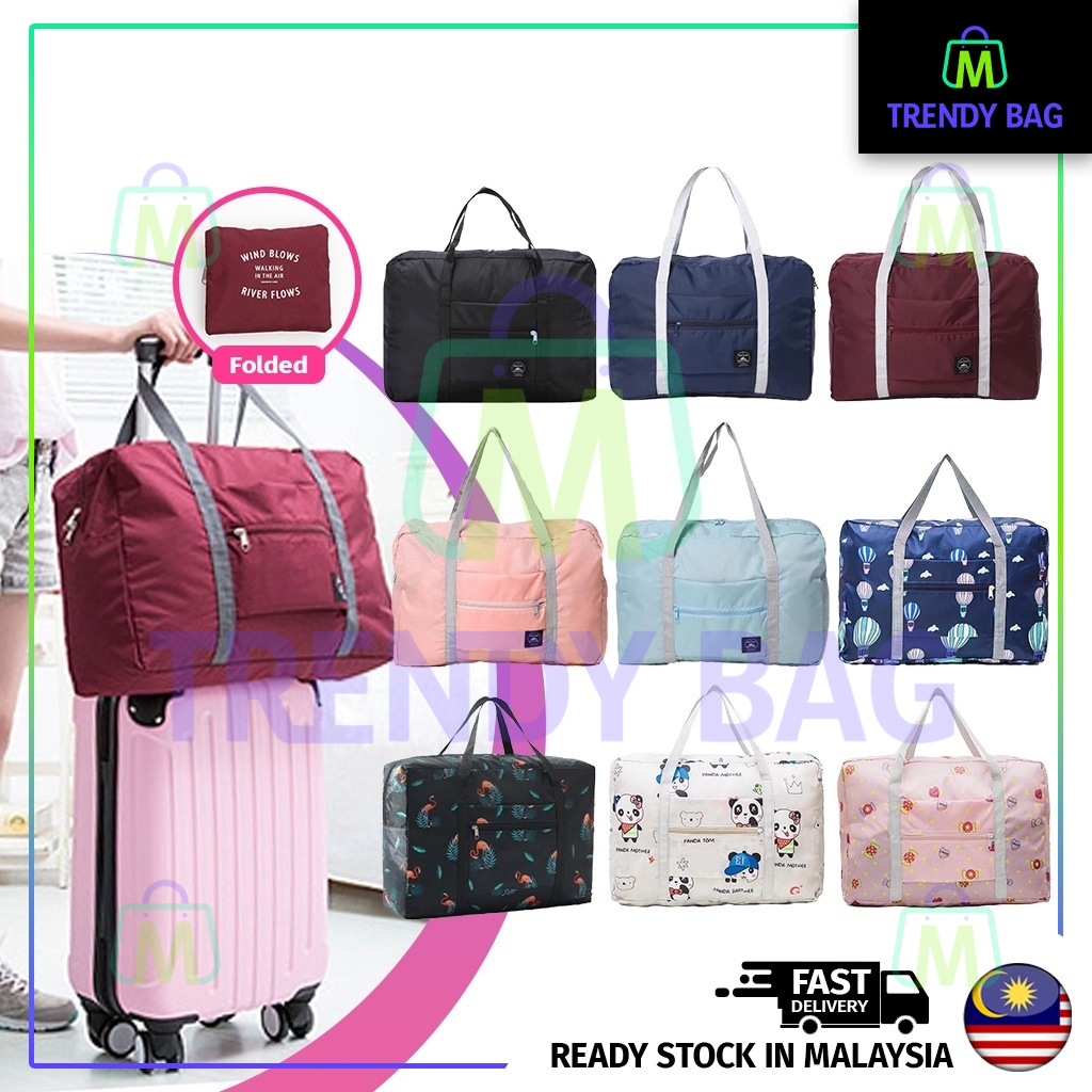 Foldable Travel Bag Travel Clothes Storage Waterproof Duffel Bag Large ...