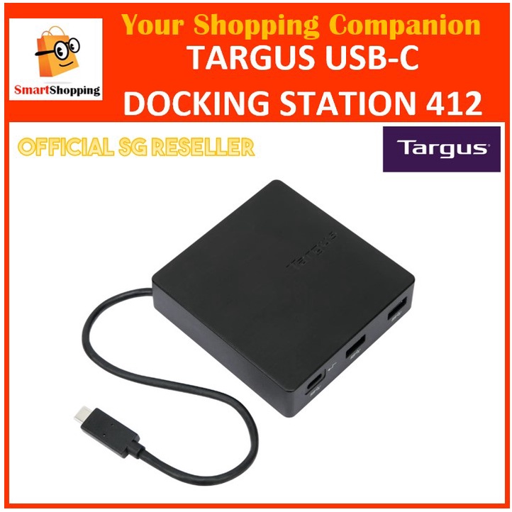Targus USB-C Alt-Mode Travel Dock w/ PD USB-C Alt-Mode DOCK412AP ...