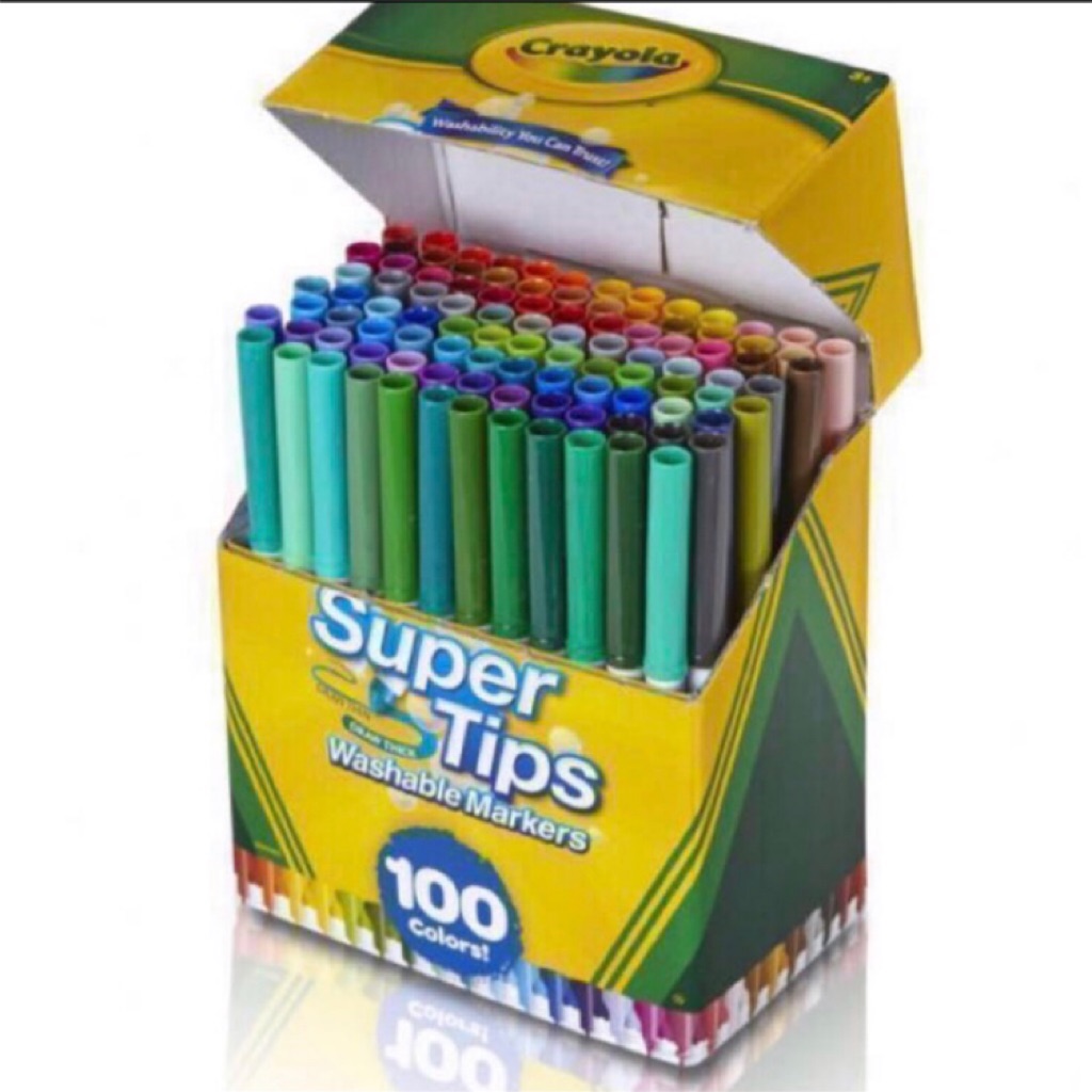 💥Crayola Supertip Super tip 100 pcs pack | Shopee Singapore