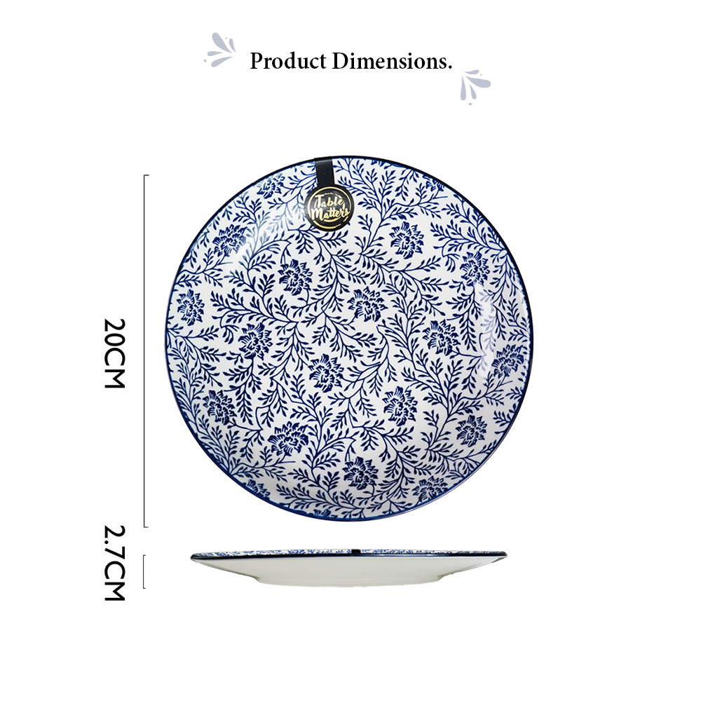 Table Matters - Floral Blue Collection [Plates | Bowls | Saucer ...