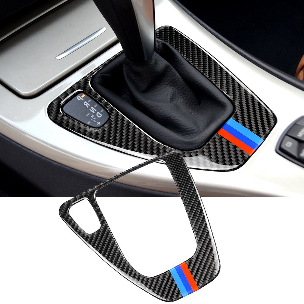 Carbon Fiber For BMW E90 E92 E93 3 Series 2005-2012 Auto Gear Shift ...