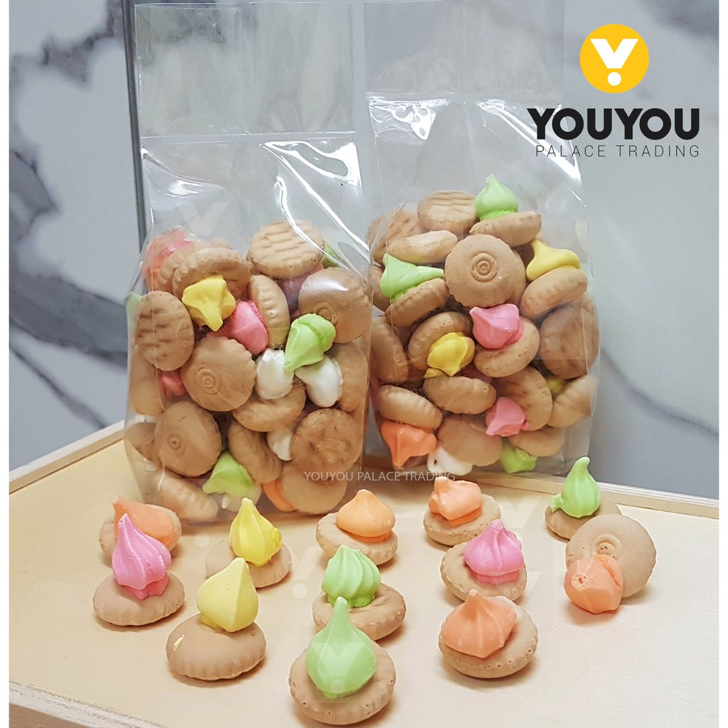 (5 packs) 40g/ 100g Iced Gem Biscuits | FLOWER BISCUITS | Jem Ice ...
