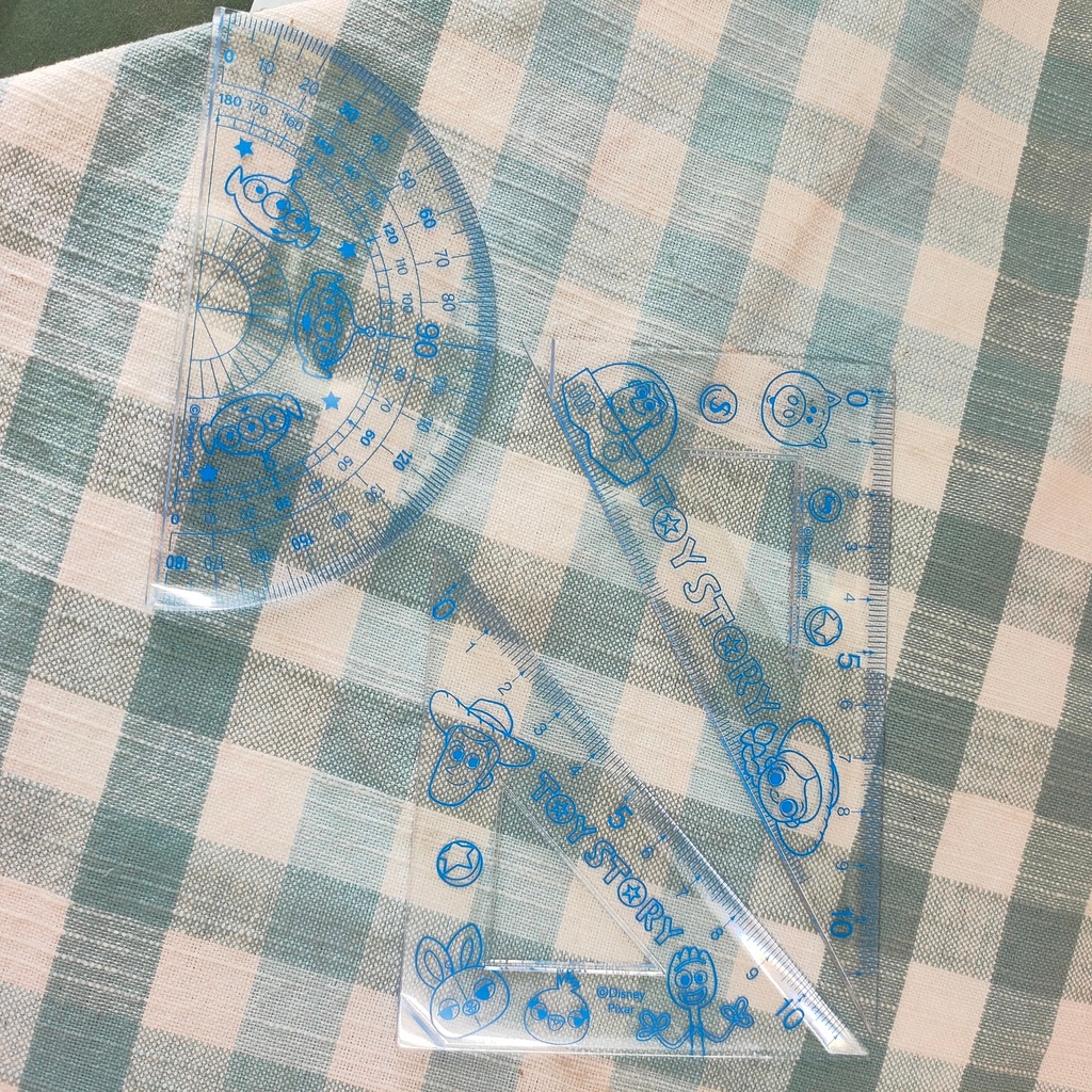 Disney Four-Piece Universal Ruler Set Triangle Board Protractor ...