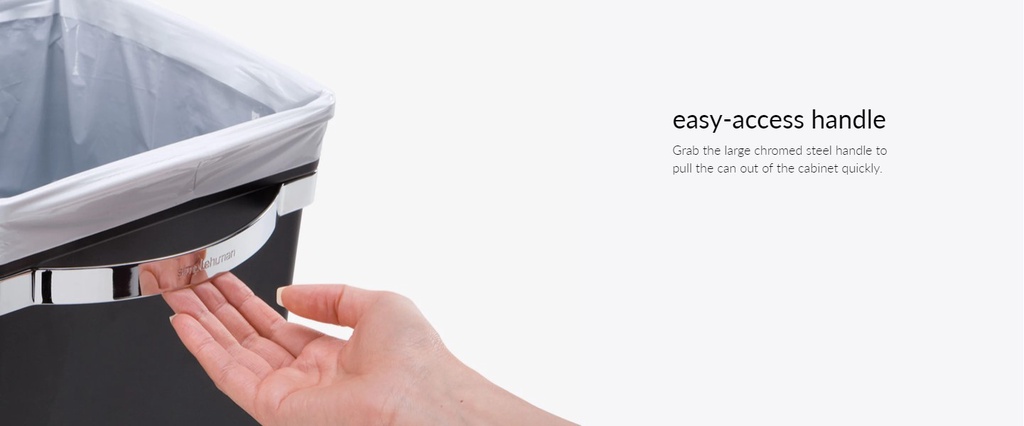 simplehuman 30L Under Counter Pull-Out Trash Bin | Shopee Singapore