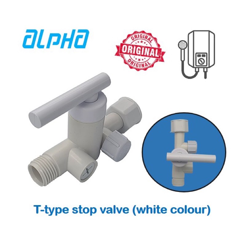 Alpha T-Type Stop Valve | Shopee Singapore