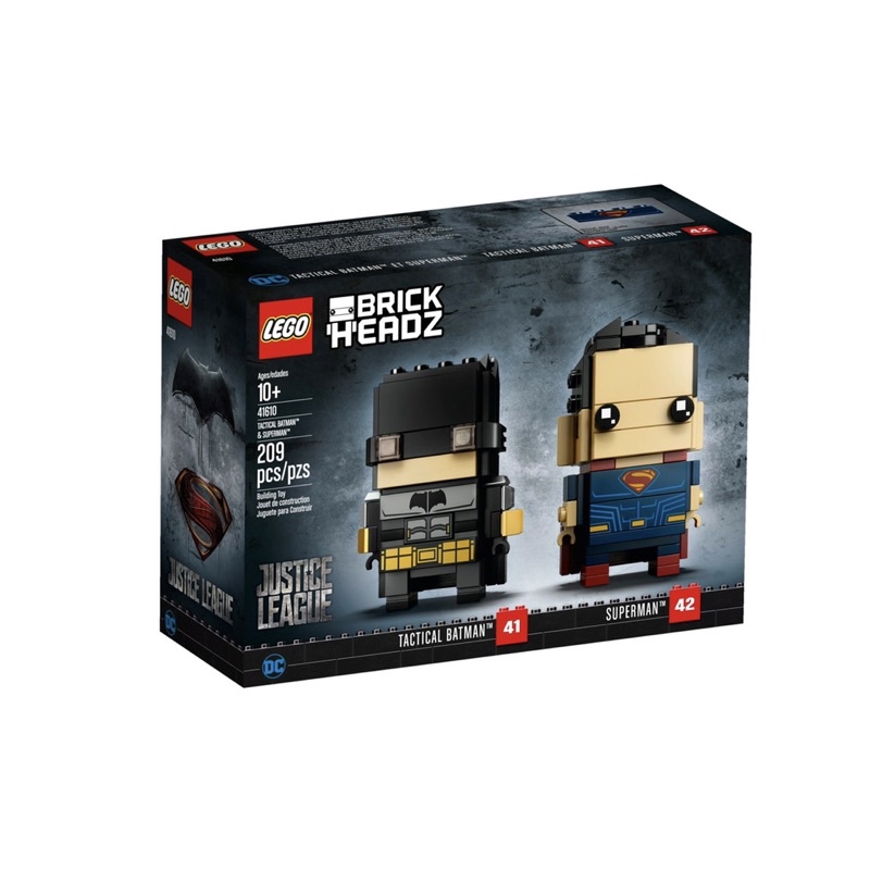 Lego BrickHeadz 41610 Tactical Batmantm & Supermantm | Shopee Singapore