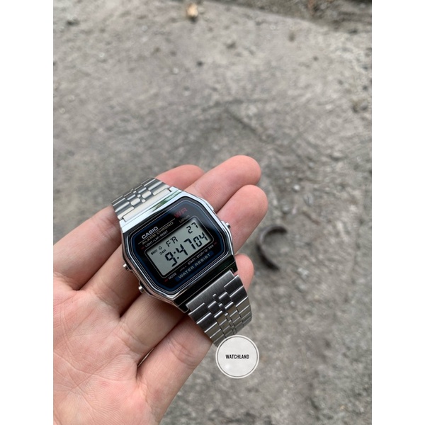 Casio digital silver stainless steel (unisex) | Shopee Singapore