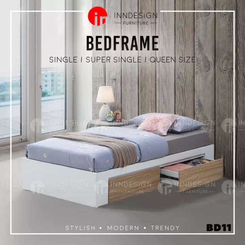 Wooded Drawer Bed / Storage Bed bedframe (Free Delivery And ...