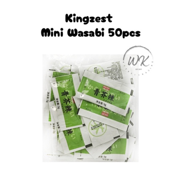 Kingzest mini wasabi sachet HALAL **New Packing 50pcs/100pcs/200pcs ...