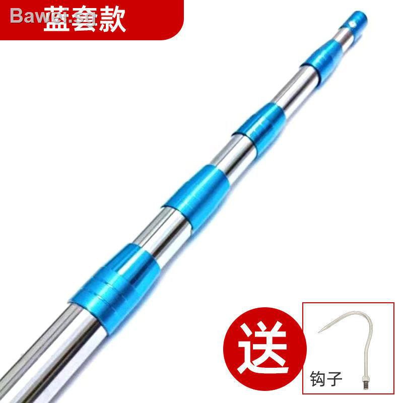 4-10 meters retractable stainless steel multifunctional fishing rod ...