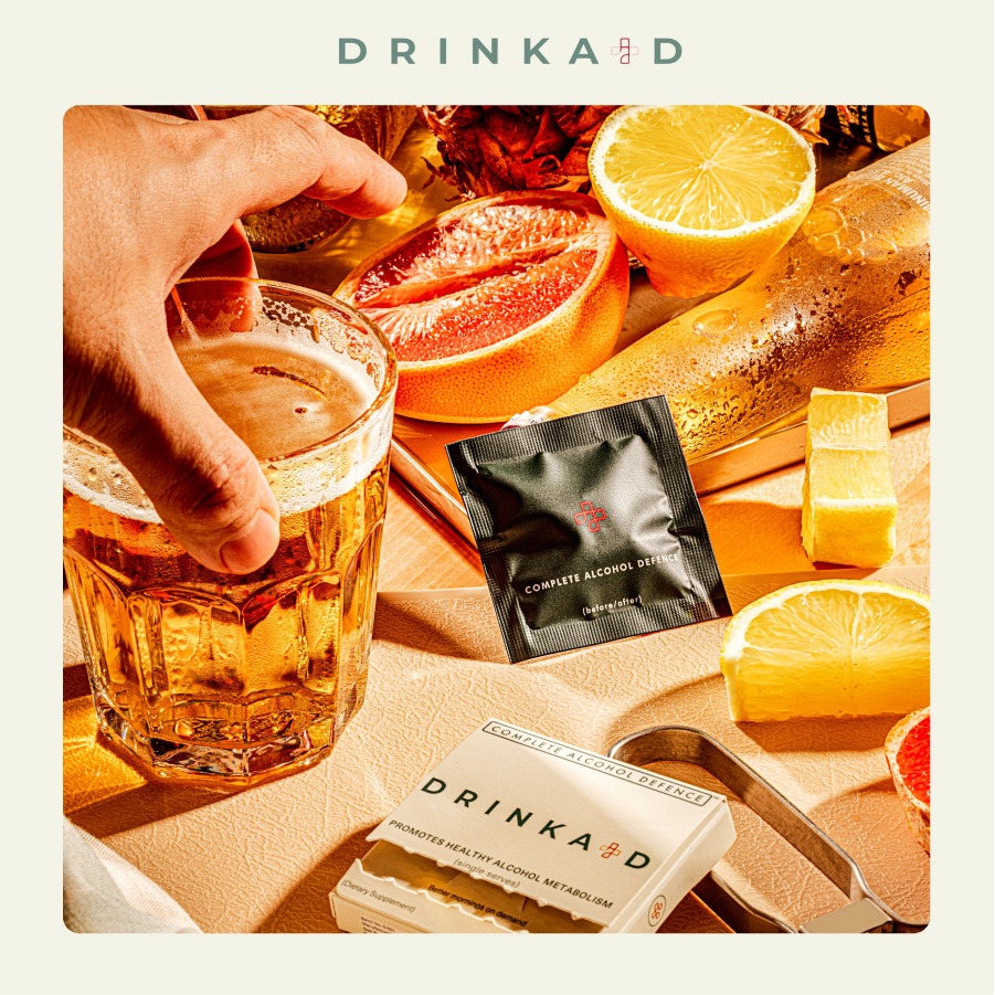 DrinkAid - Complete Alcohol Defence [Liver Detox Supplement/Hangover ...