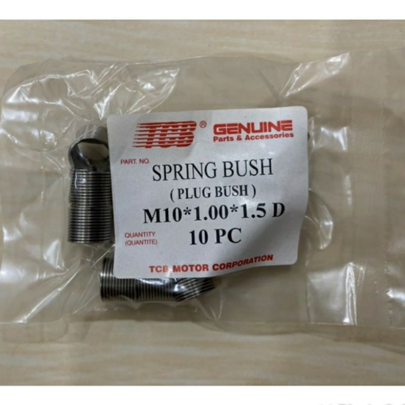 Motorcycle M10 X 1.0 X 1.5D SPRING TAPPING BUSH PLUG BUSH Yamaha Honda ...
