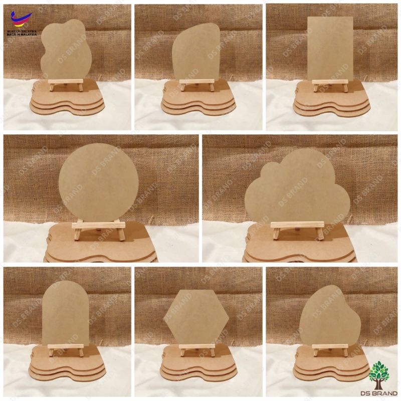 Blank A5 Saiz Hantaran Stone/Coral/Cloud/Arch/Circle/Piagam/Haxagon ...