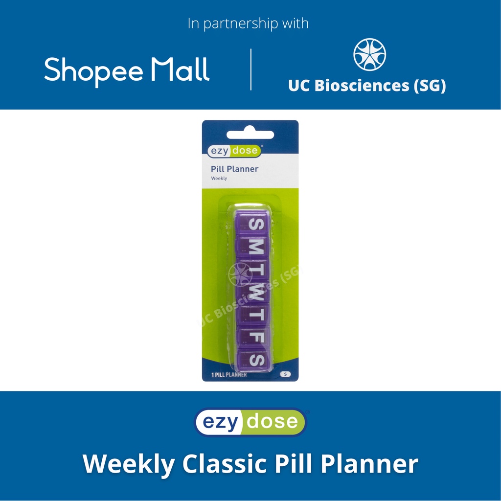 Ezy Dose® Weekly Classic Pill Planner | Shopee Singapore