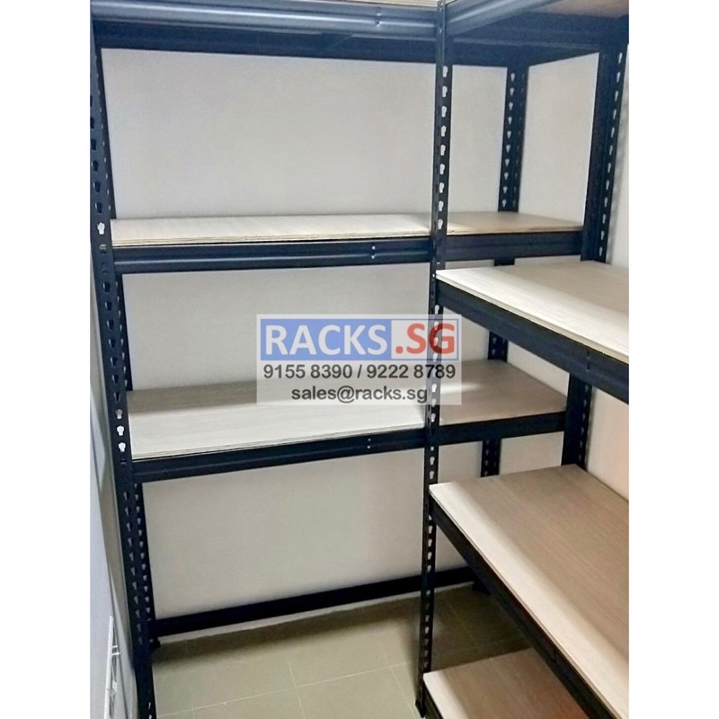 4-Tier Boltless Racking with PLYWOOD Shelves (D450mm/D600mm) !! FREE ...