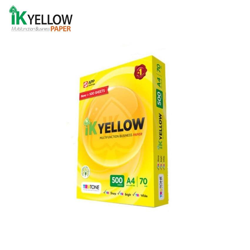 AKINA SAVE IK Yellow A4 Paper 70gsm / 80gsm 450 sheets / 500 Sheets ...