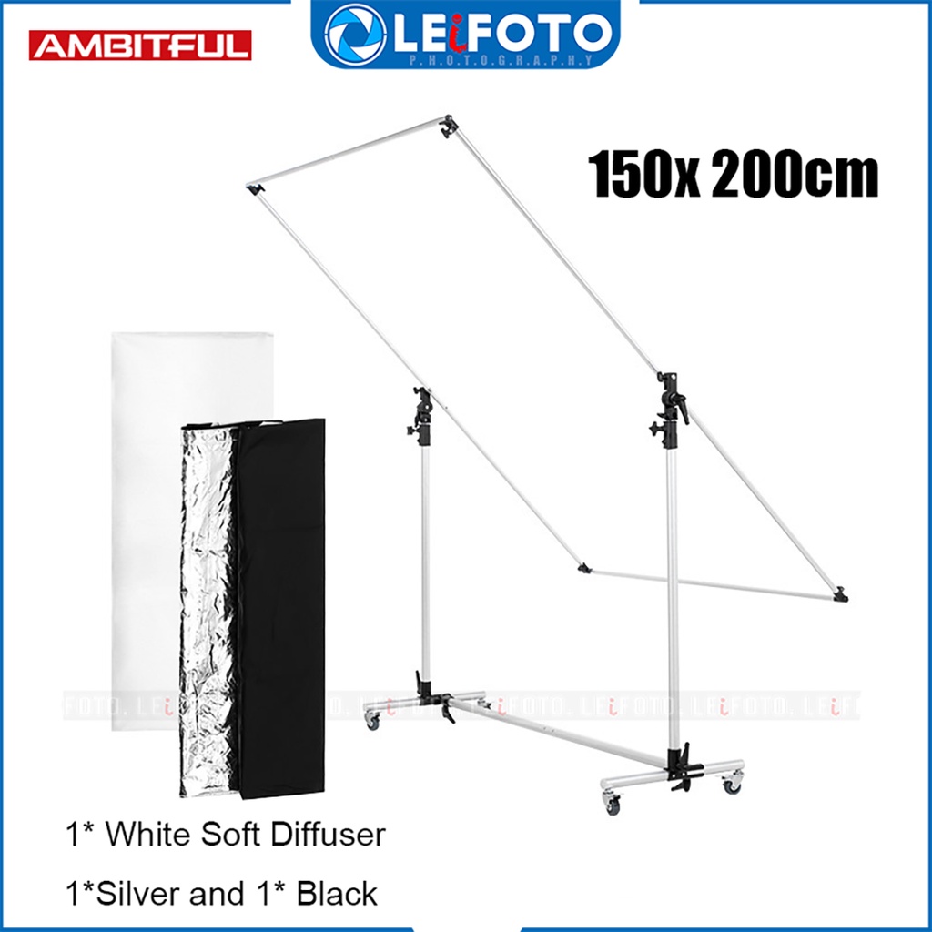 Photography Soft light screen 150x200cm with wheels | Shopee Singapore