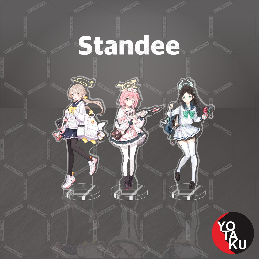 Big Standee Acrylic Anime Figure Blue Archive Trinity Series 1 ...