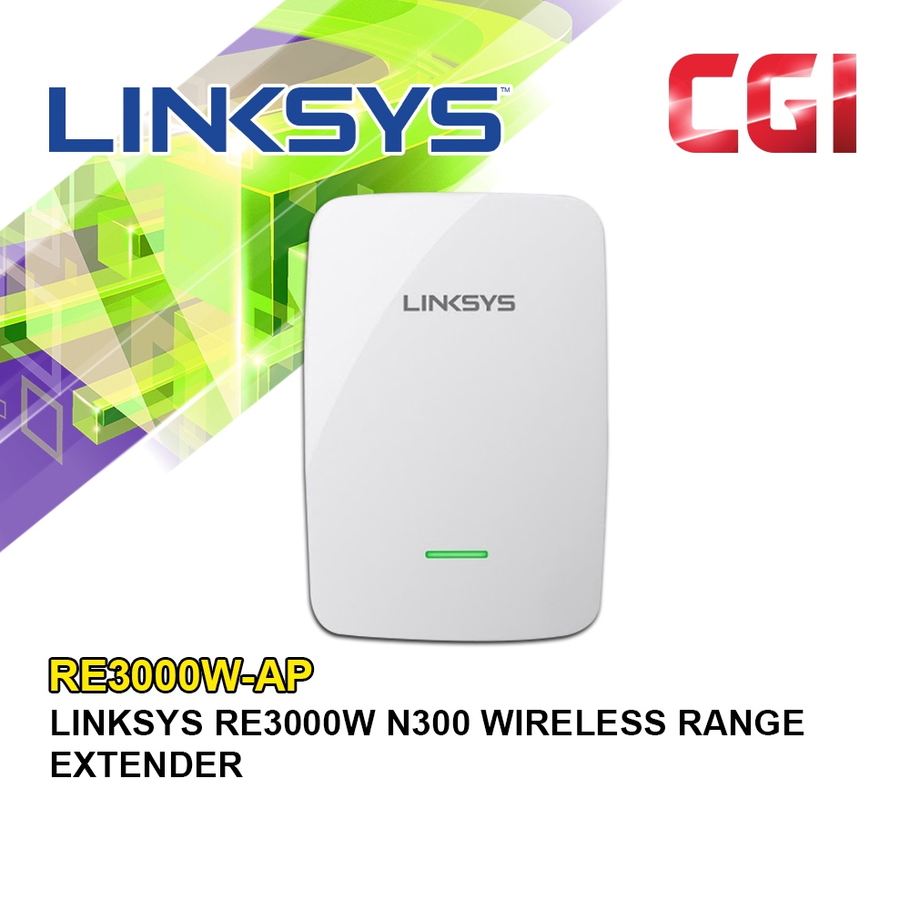 Linksys Re3000w N300 Wireless Range Extender Re3000w Ap Shopee 1343