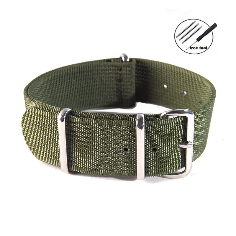Watch Strap NATO 20mm 22mm Replacement 18mm Military Band Special Nylon ...