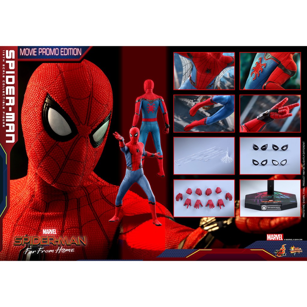 Spider man movie promo hot toys store