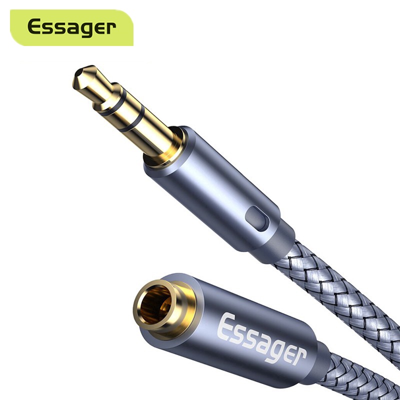 Essager Headphone Extension Cable Jack 3.5mm Audio Aux Cable 3.5mm ...