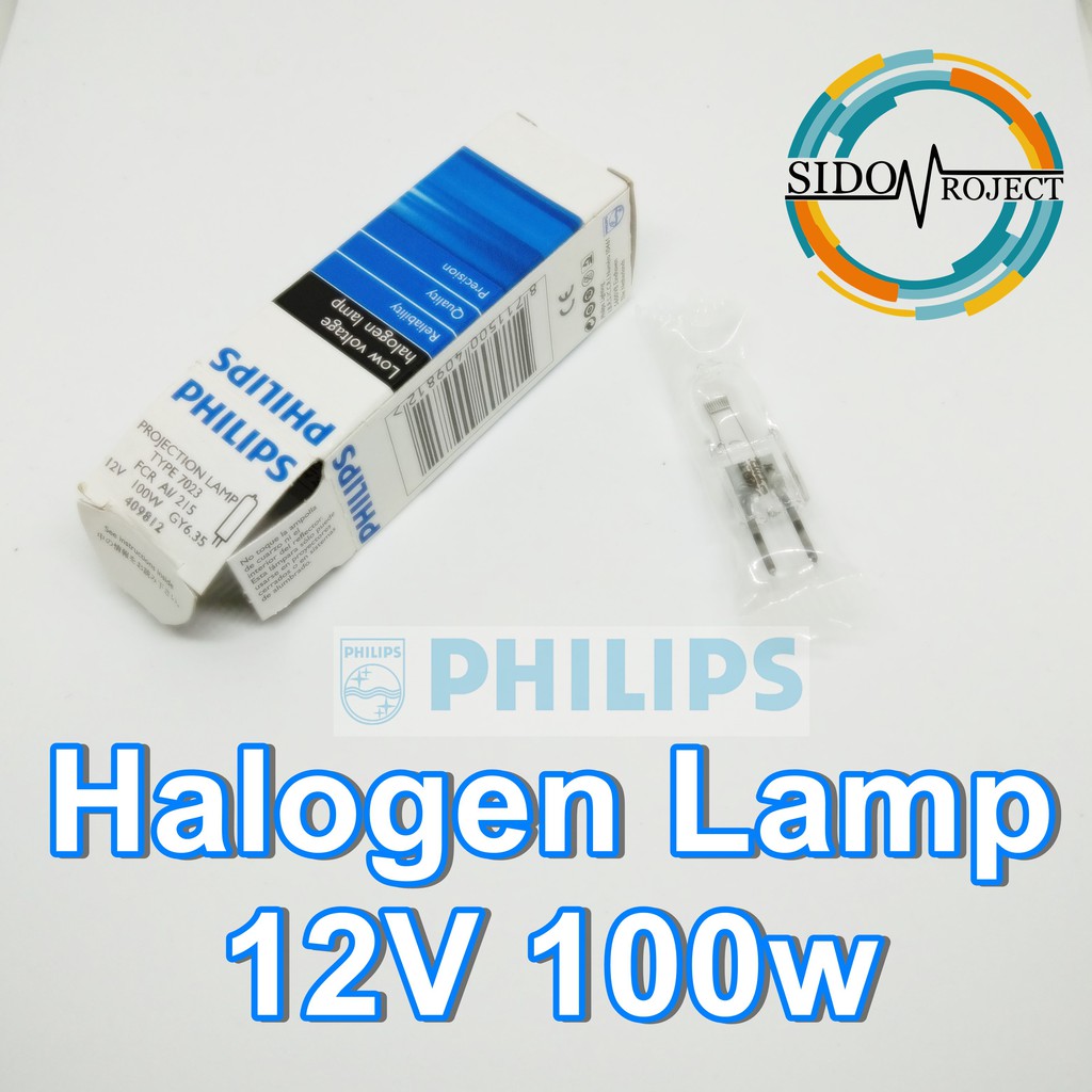 Philips 12V 100W Halogen Lamp Original 12 Volt 100 Watt | Shopee Singapore