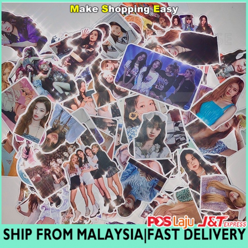 MSE 56pcs/116pcs Blackpink Jennie Rose Lisa Jisoo Stickers Laptop ...